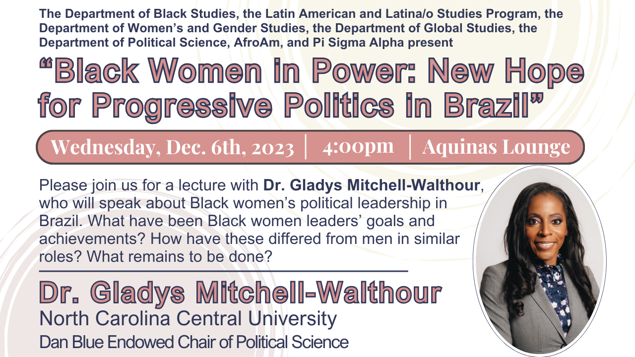Lecture with Dr. Gladys Mitchell-Walthour – Black Studies at Providence ...